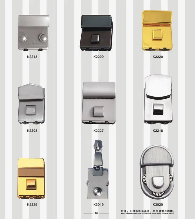 Different Style Classic Design Zinc Alloy Case Lock Briefcase Lock Key ...