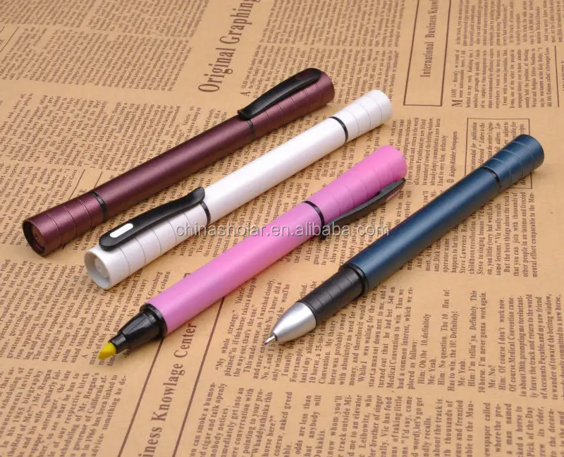 New Customized Dual Tip Pen Promotional Highlighter Pen Combo - Buy ...