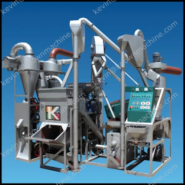 Oem The 1100kg/h Complete Set Of Automatic Combined Rice Mill Machine ...