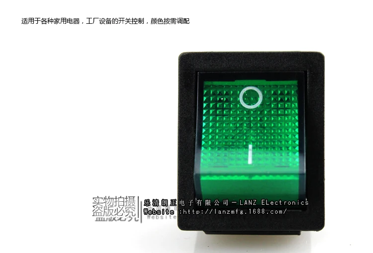 Kcd4-201n Red Light 4 Pin Mini Illuminated Rocker Switch Round - Buy ...