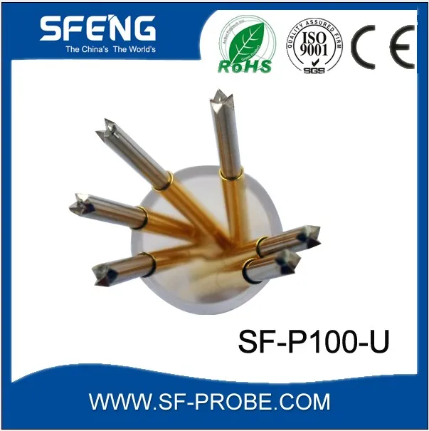 Made In China Electronics Crown Type Fully Gold Plated Probe Pin - Buy ...