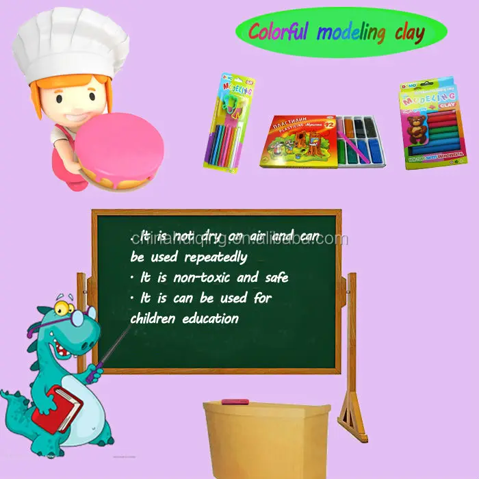 Non-drying Plasticine Multicolor Plastalina Modeling Clay - Buy ...