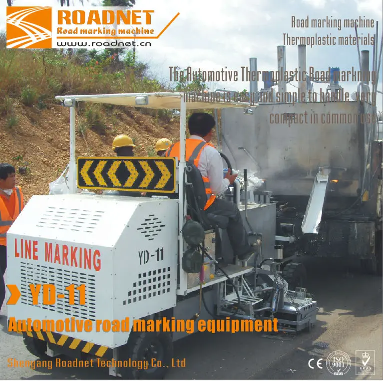 Computer Controlled Thermoplastic Road Line Striping Machine - Buy ...