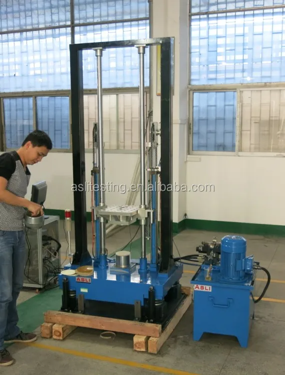 Half Sine Wave Shock Testing accelerated Mechanical Shock Test Bench