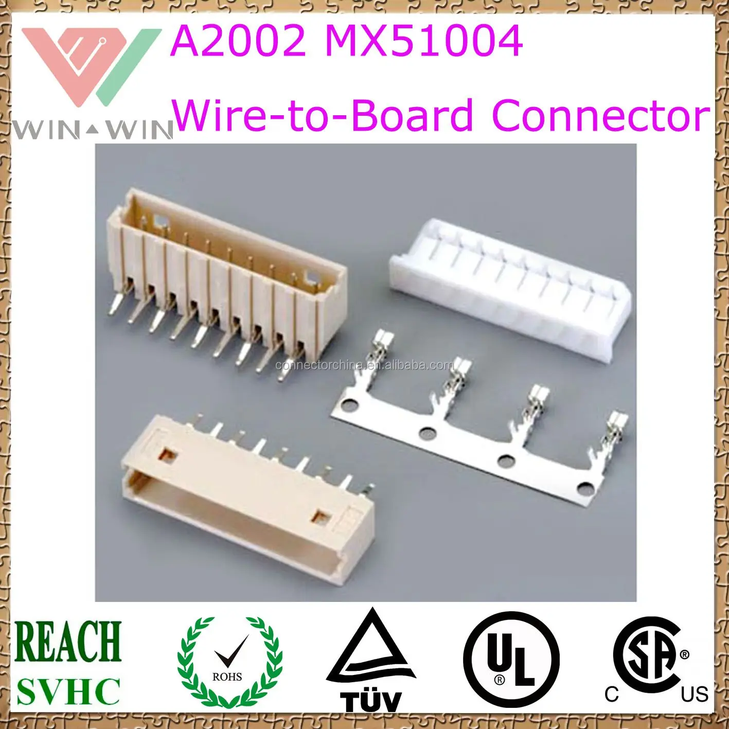 2.5mm Pitch A2501 Jst Xh2.5 Electronic Wire To Board Connector - Buy Wire To Board Connector ...