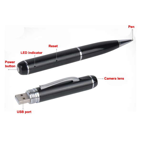 2017 New Hot Sale Video Usb Pen Camera 16gb Full Hd Cctv Spy Camera ...