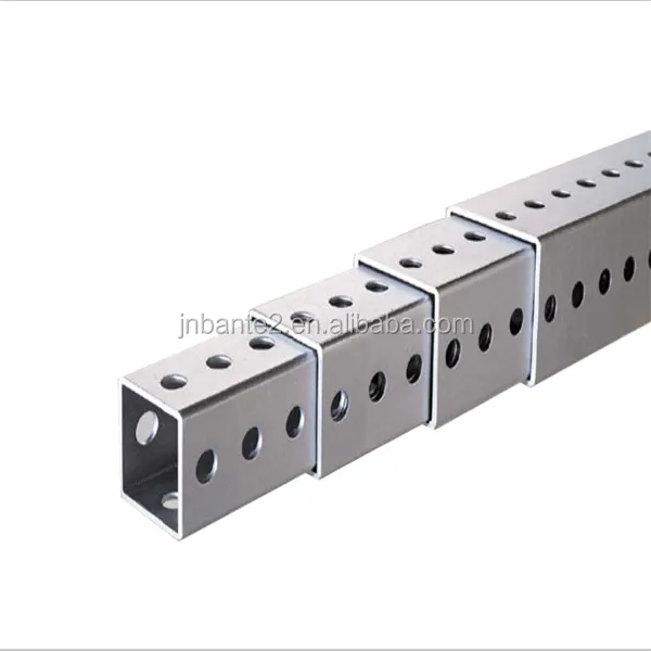 Steel Perforated Square Tube Square Sign Post - Buy Galvanized Steel ...