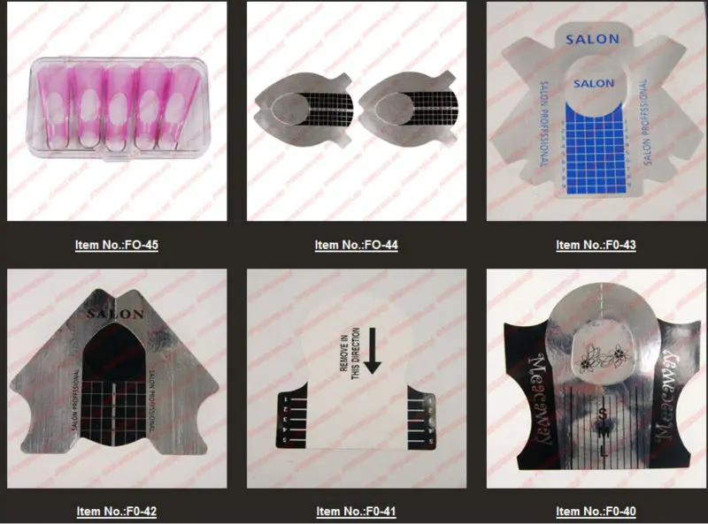 Paper Nail Form & Nail Form &acrylic Nail Forms,Finger Form/acrylic ...