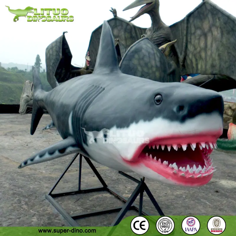 Theme Park Life-size Shark Statue - Buy Shark Statue,Life-size Shark ...