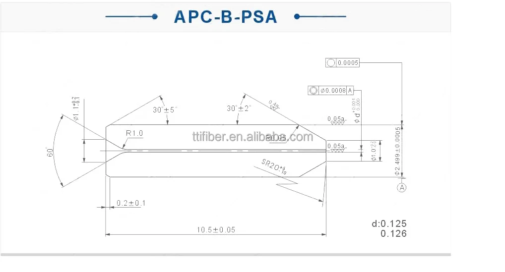 Fiber Optic Zirconia Ceramic Ferrule With Or Without Flange - Buy ...