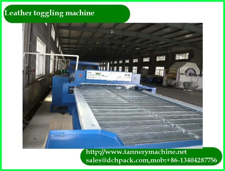 Cow Goat Skin Leather Process Equipment Toggling Machine - Buy Toggling ...