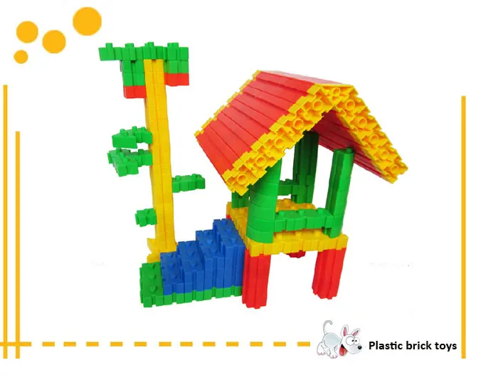 Big Plastic Building Block,Large Toy Plastic Building Blocks For Kids ...