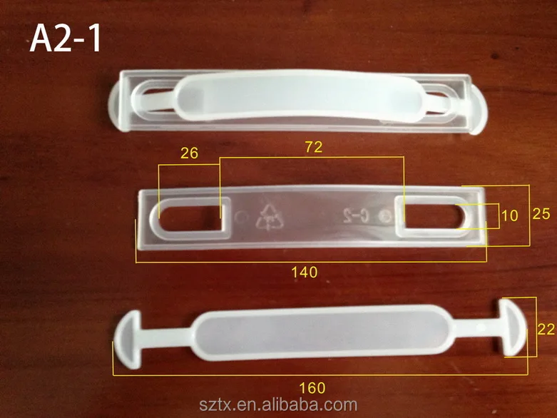 Job Lot - White Plastic Carry Handles For Cardboard Boxes - 140mm ...