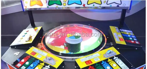Colorama - 4 Players Coin Operated Roulette Amusement Park Arcade Game ...