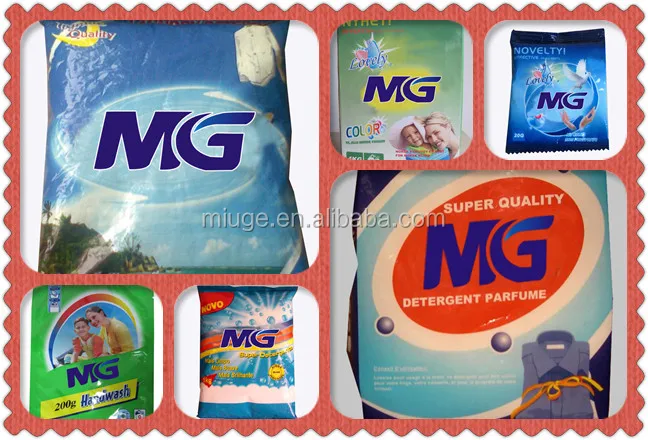 110g Hangzhou Factory Small Sachet Washing Powder Detergent Powder ...