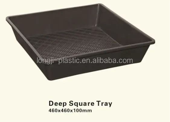 High Quality Plastic Square Tray For Plant Wholesale 425mm X 425mm ...