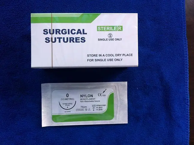 Surgical Suture - Nylon Monofilament (4#--10/0) - Buy Nylon,Blue Nylon ...