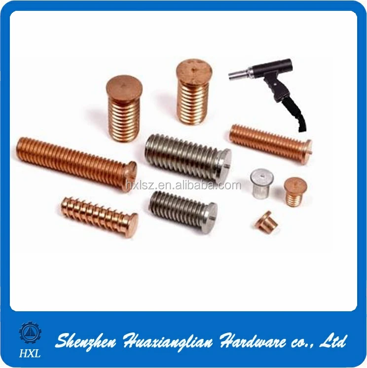 M4 M5 M6 Stainless Steel CD Weld Stud Screws with Internal Female Thread