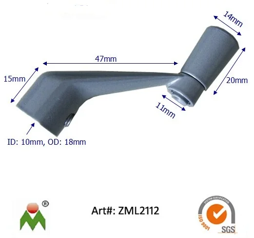 Whitco Roto Operator Handle Only Casement Window Winder Silver Crank ...