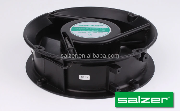Salzer Pd170b-220 Axial Blowing Fan Exhaust Cooling Fan Ball Bearing ...