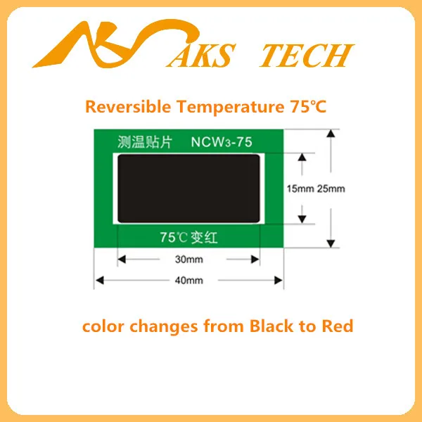 Custom Color Change Heat Sensitive Temperature Label Indicator Sticker ...
