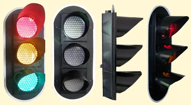 Cheap Led Traffic Signal High Brightness Cobweb Lens Aluminum Housing ...