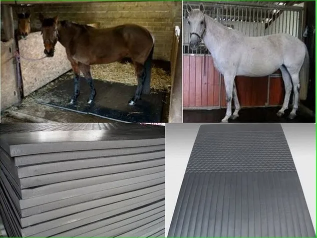Anti-slip Agriculture Rubber Horse Stall Mats & Horse Stable Mats ...