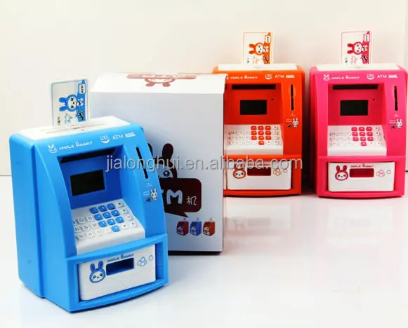 Mini Atm Coin Bank,Atm Piggy Bank Machine,Atm Bank Toy For Children - Buy Atm Piggy Bank,Atm ...