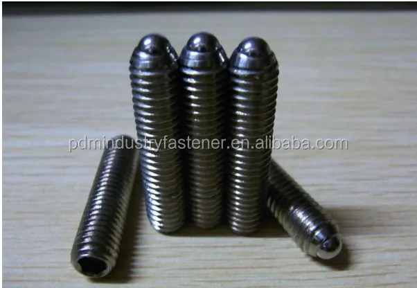 Stainless Steel Ball Point Set Screw Spring Plunger