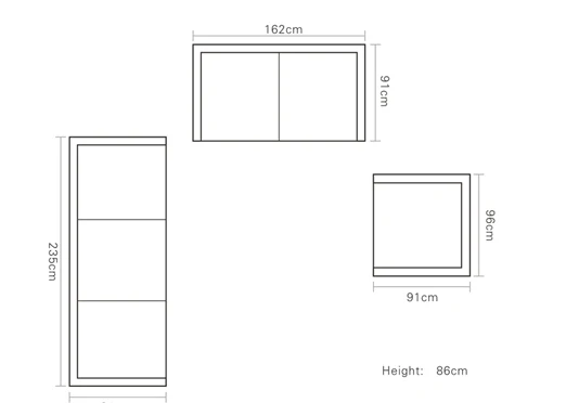 One Seater Sofa Dimensions | Baci Living Room