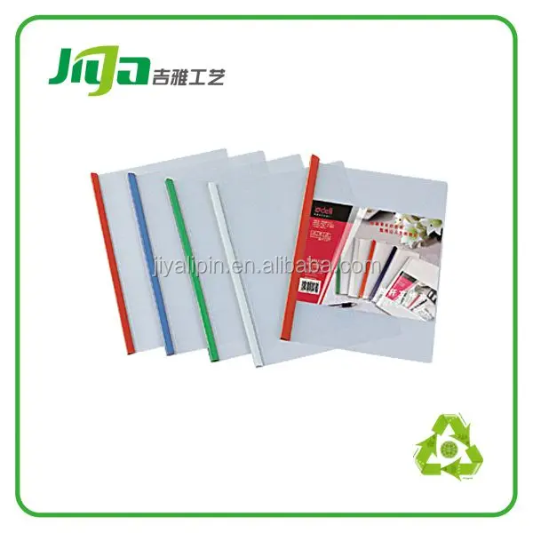 A4 Clear Plastic Sliding Bar File Folder/clip Stationery - Buy A4 Clear Plastic Sliding Bar File ...