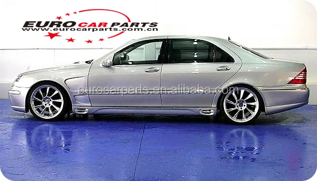 S Class W220 S65 S63 Bodykit With Front Bumper Side Skirt Rear Bumper ...