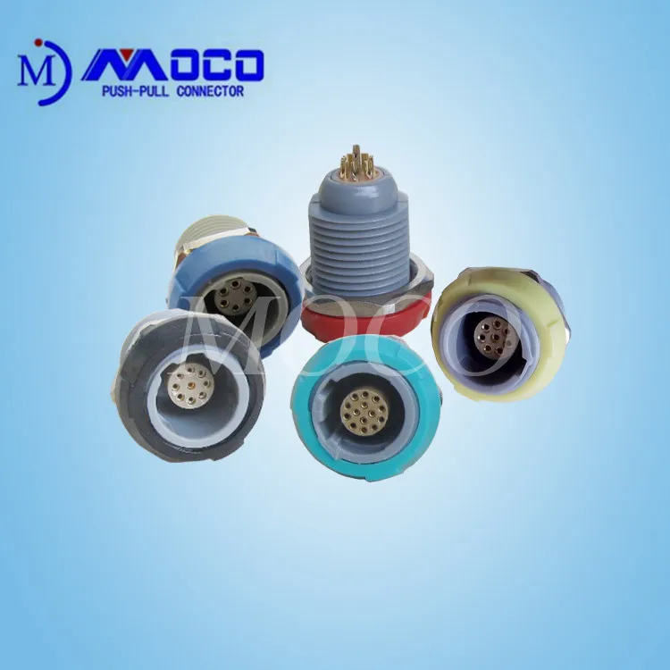 Good Price Plastic Circular Quick Release Connector Medical Push Pull ...