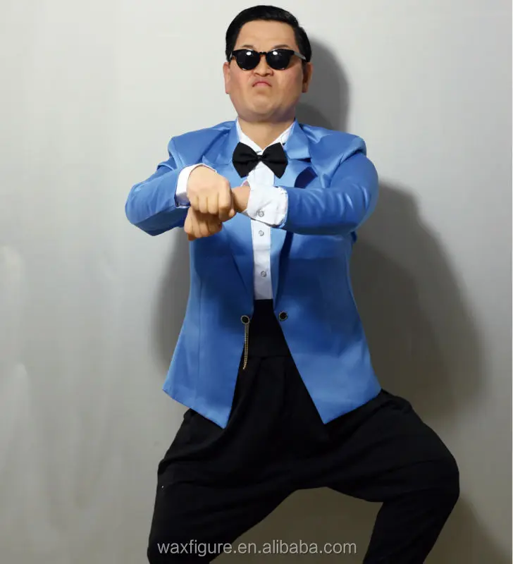Famous Male Korea Singer PSY Life Size Wax Figure for Sale