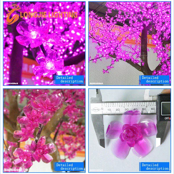 Beautiful Outdoor Led Tree Lights Purple Led Cherry Tree For Wedding ...