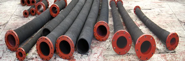 12 Inch Steel Flange Nipple Dredging Suction Discharge Rubber Hose ...