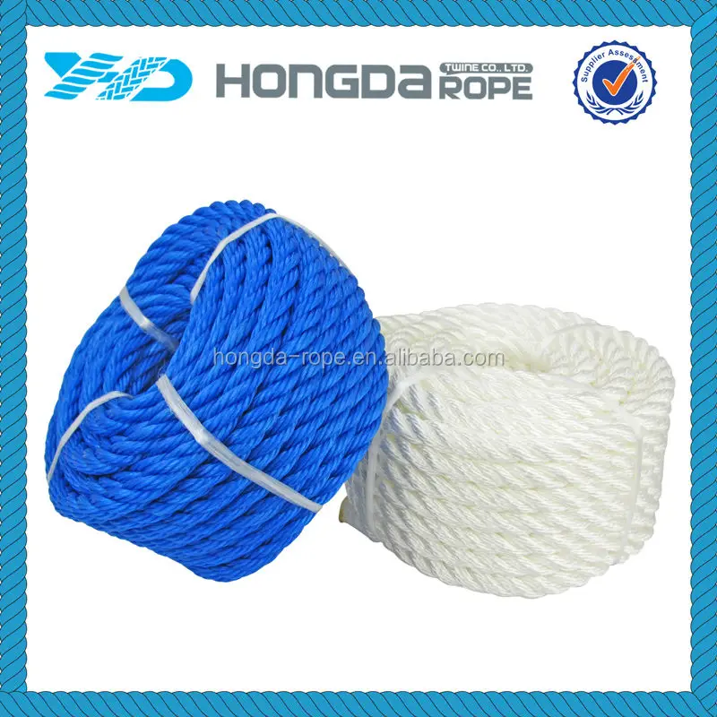 3-strand Twisted Pp Rope 20 Mm Polypropylene Rope Marian Rope - Buy 3 ...