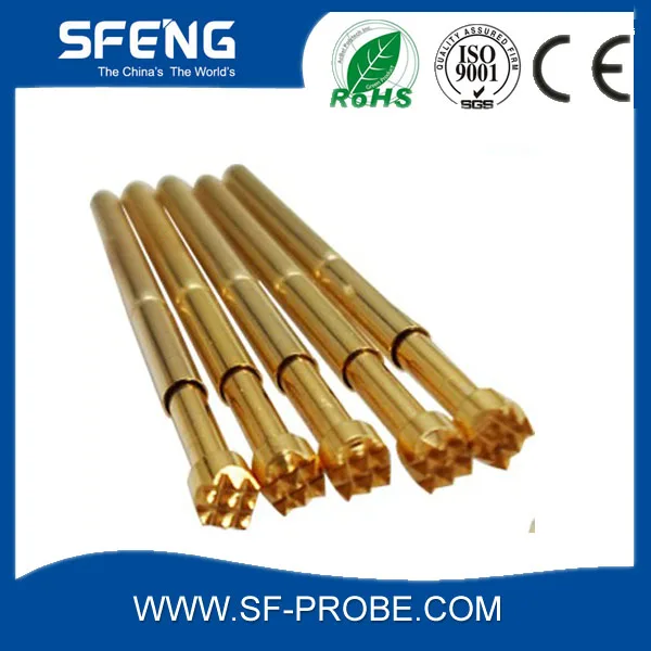 Made In China Electronics Crown Type Fully Gold Plated Probe Pin - Buy ...