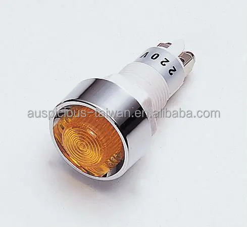 12mm Pilot Lamp, Indicator Light (NPL-12) - AP Brand
