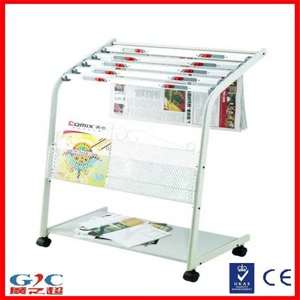 Moveable Steel Magazine and Newspaper Stand Rack| Alibaba.com