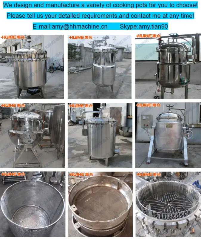 Vapor Industrial Tanque De Cocción Con Tapa - Buy Product on Alibaba.com
