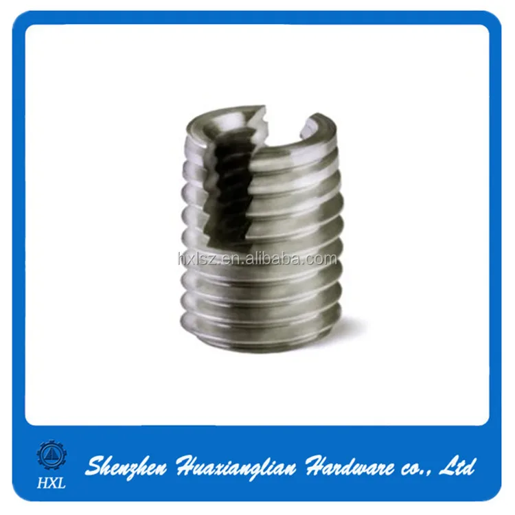 Stainless Steel Self Tapping Threaded Inserts for Plastics