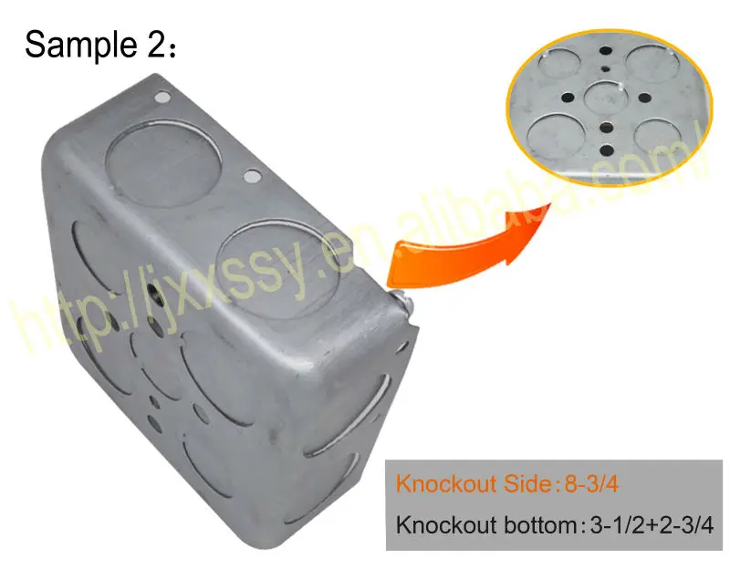 Outdoor Electrical Metal 4x4 Square Junction Boxes/switches - Buy ...