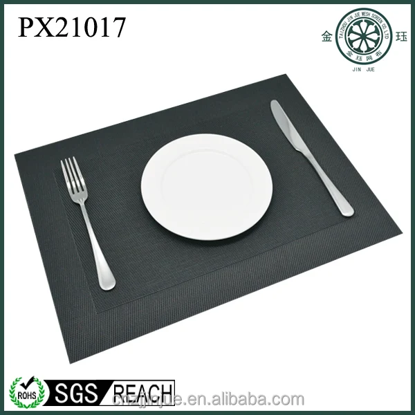 Pvc Tissé Napperon Restaurant En Plein Air Napperons Tissés Tapis De ...