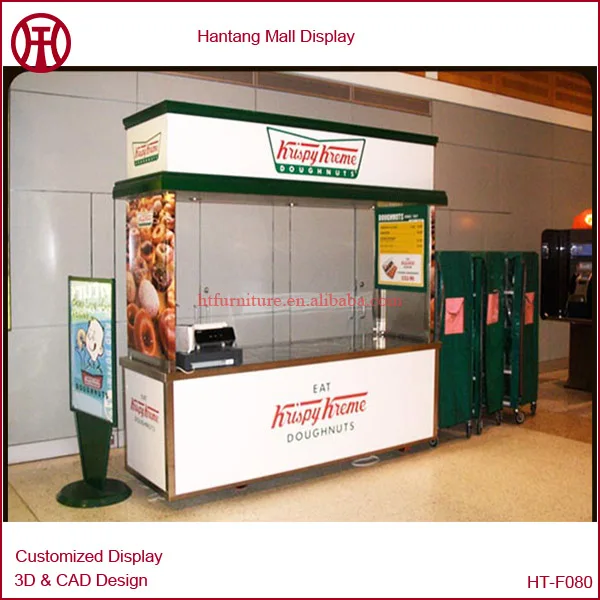Mobile Outdoor Kiosk With 4 All-round Wheels And Water-proof Material ...