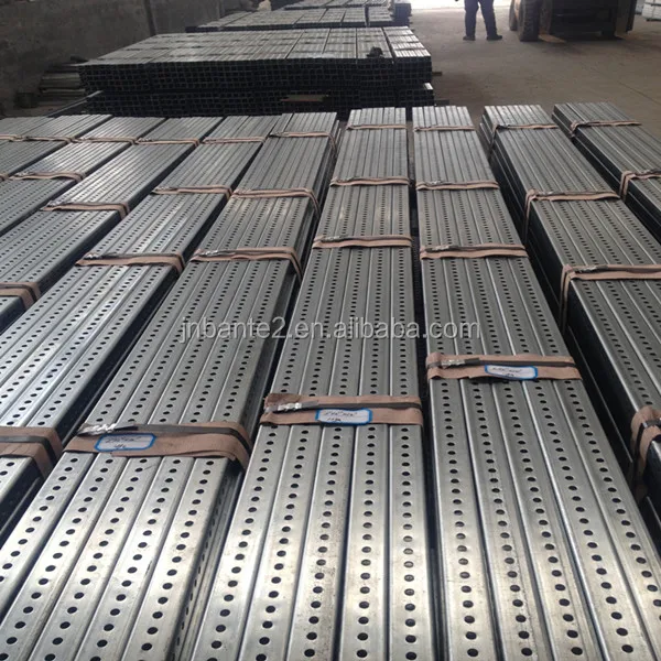 Steel Perforated Square Tube Square Sign Post - Buy Galvanized Steel ...