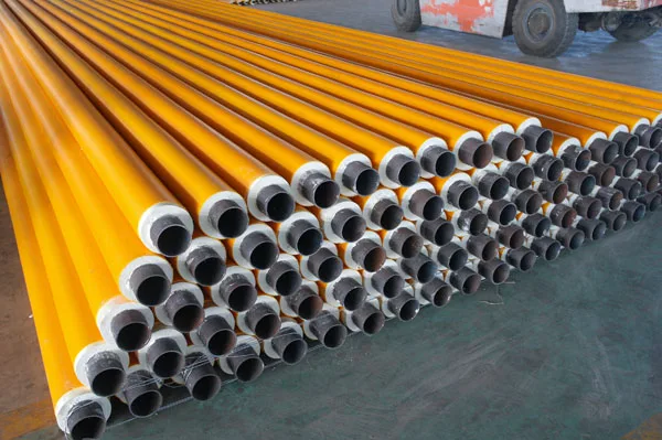 Yellow Rubber Foam Outdoor Frost Water Pipe Insulation With Hdpe Outer ...