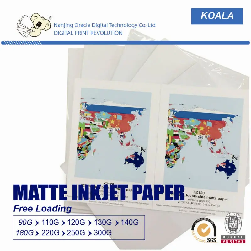 Matte Roll Poster Paper,Roll Inkjet Cad Plotter Paper,108g/128g/180g ...
