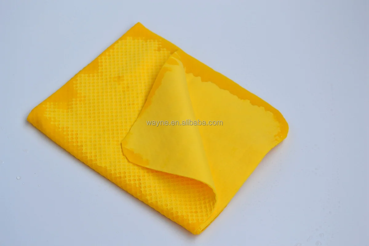 Screen Printing Synthetic Car Chamois Cloth With Brand Silkscreen Print ...