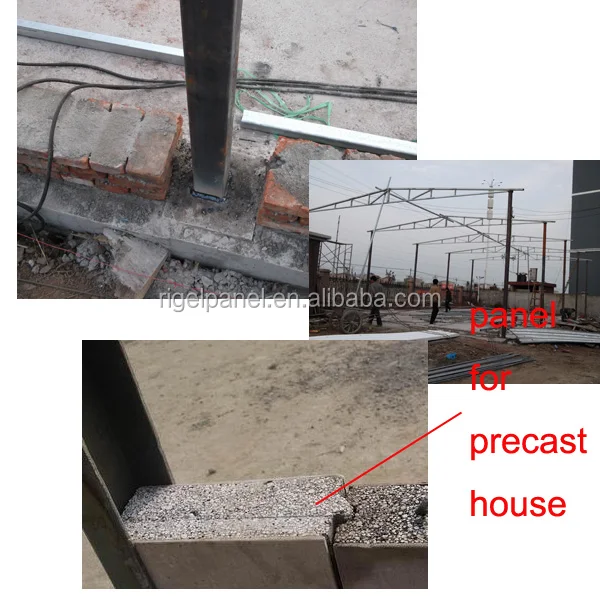 Multifunction Durable Light Weight Precast Concrete Wall For House ...